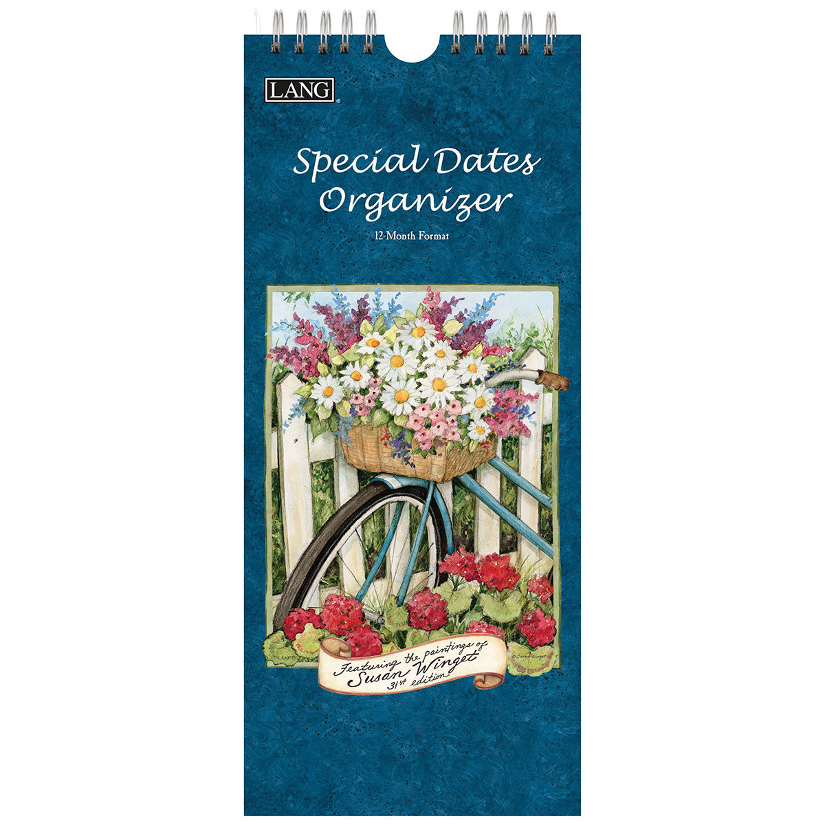 LANG Heart & Home Special Date Organizer - Perpetual Slim Wall Calendar
