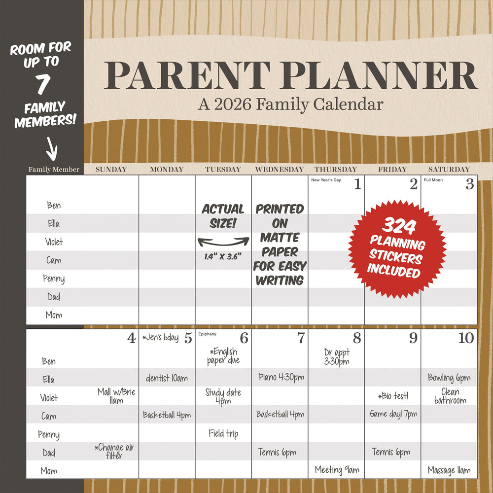 Family Calendars - Your 2026 Solution for Organised Life