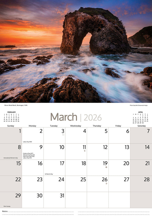 Australian Calendars: Enjoy Australia Year-Round