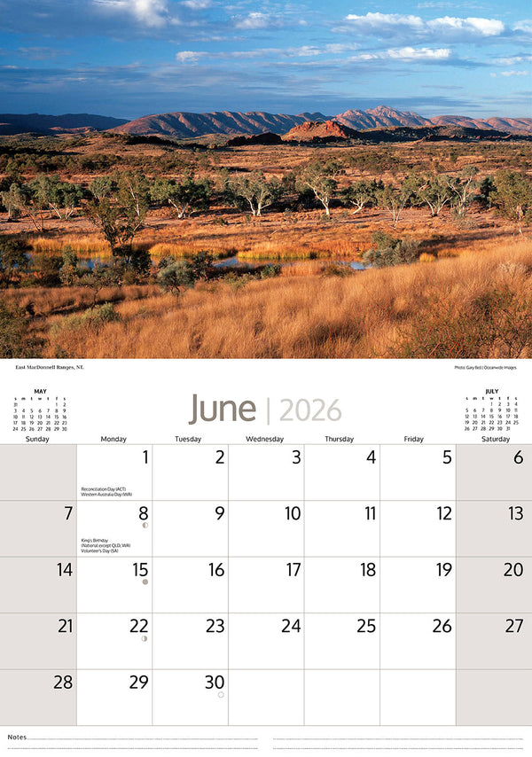 Australian Calendars: Enjoy Australia Year-Round