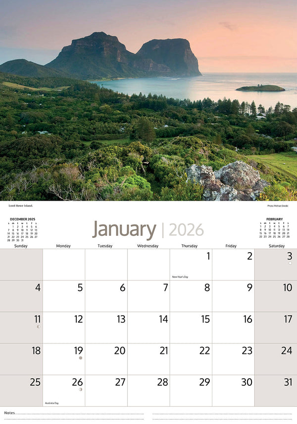 Australian Calendars: Enjoy Australia Year-Round
