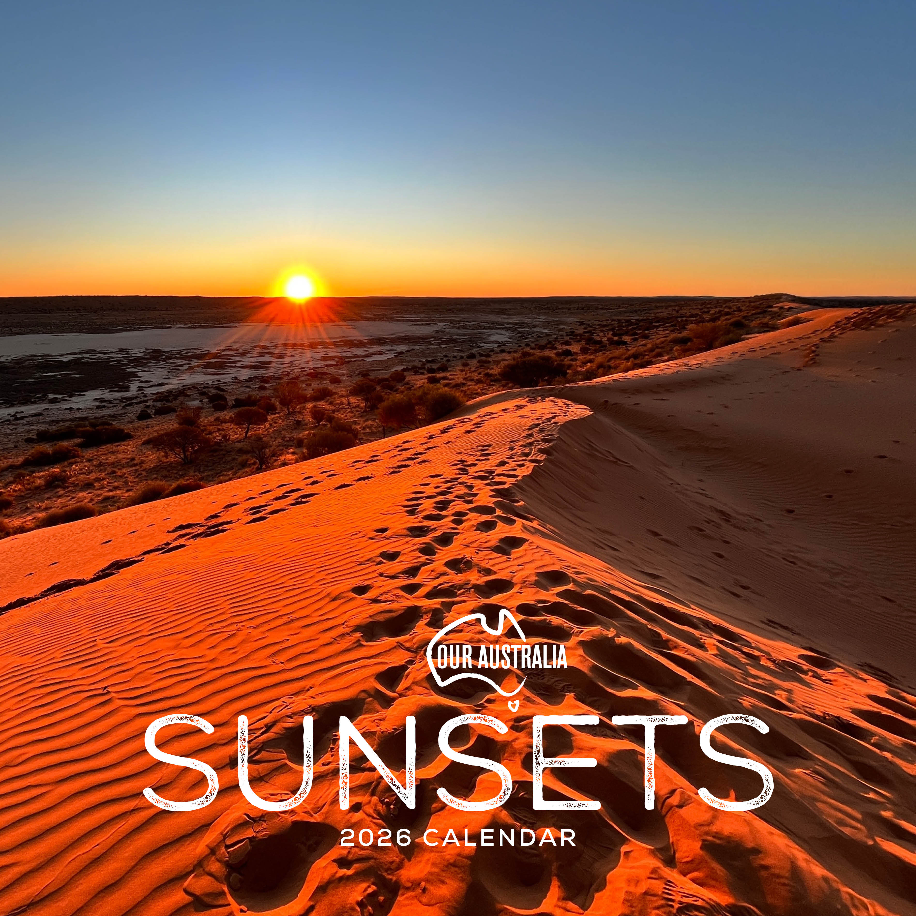 2026 Our Australia Sunsets - Square Wall Calendar