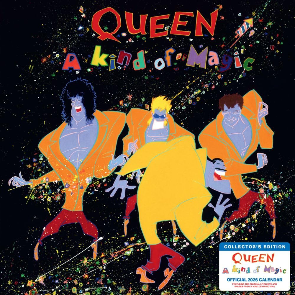 2026 Queen - Collector's Edition Record Sleeve - Square Wall Calendar