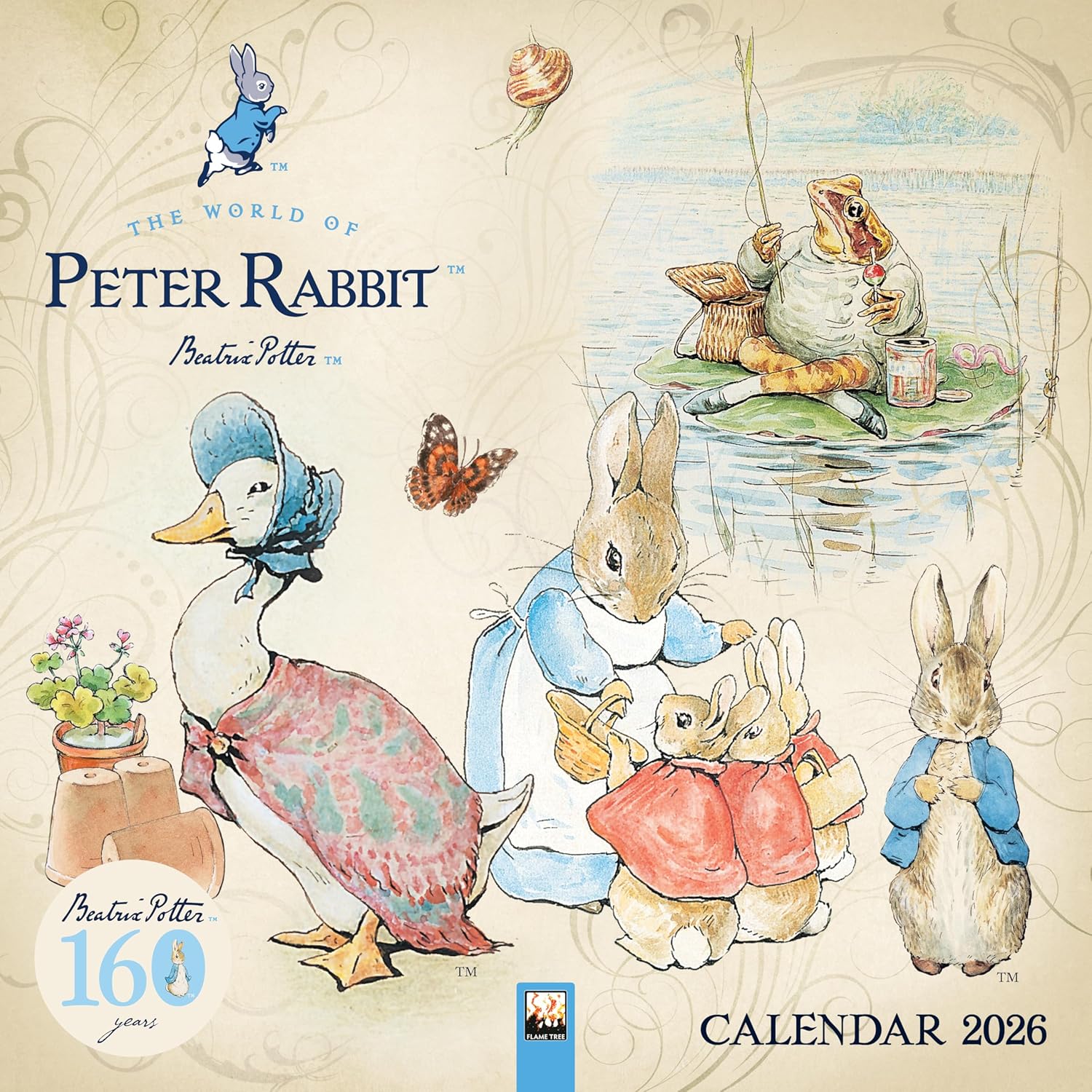 2026 The World of Peter Rabbit - Square Wall Calendar