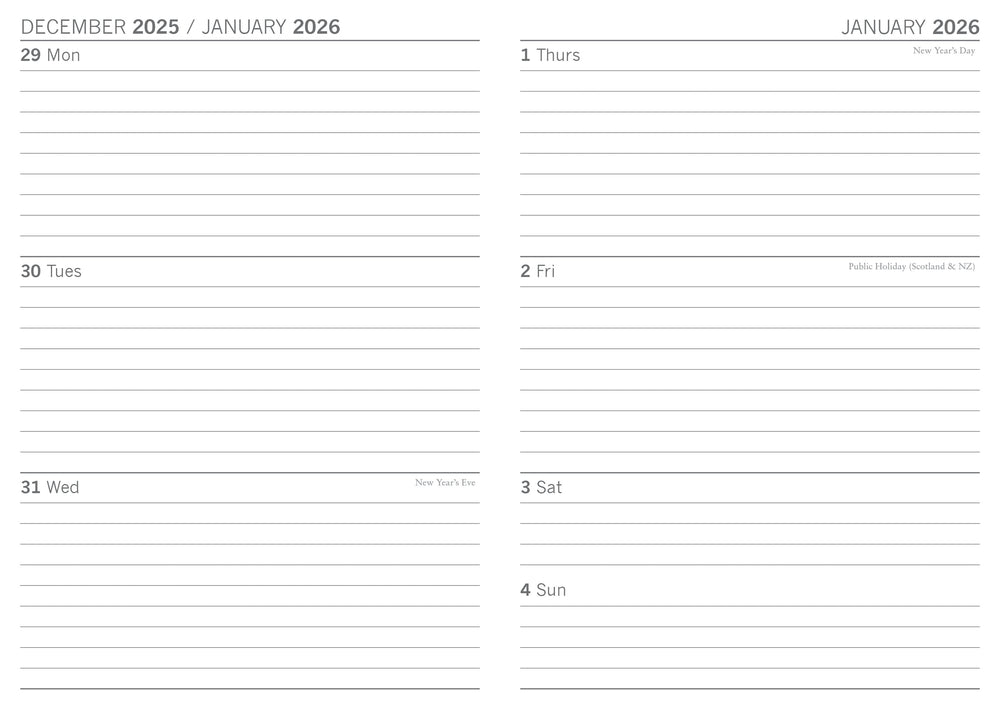 Weekly Planner Diary 2026 - Stunning Range Of Planners