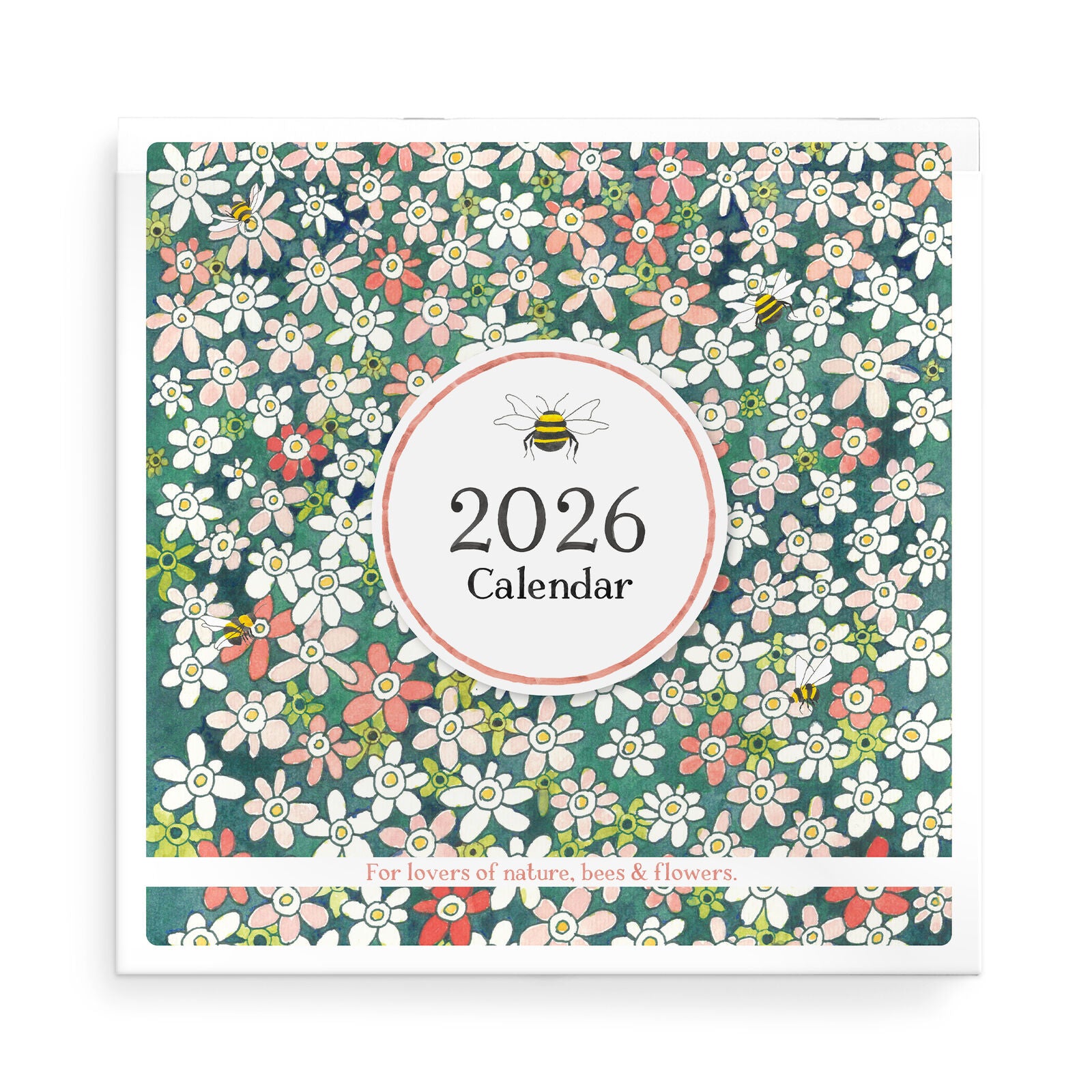 2026 Affirmations Bee - Square Wall Calendar